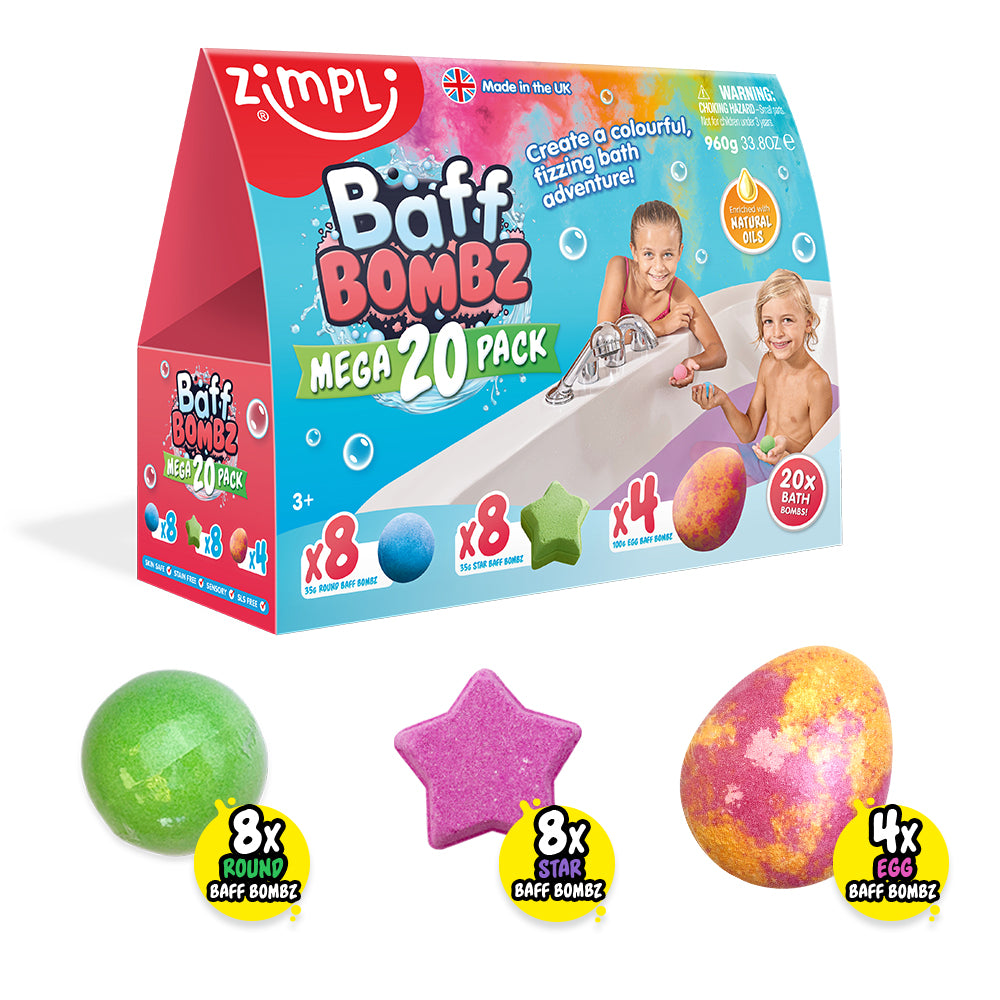 Zimpli Baff Bombz Mega 20 Pack – Zimpli Kids