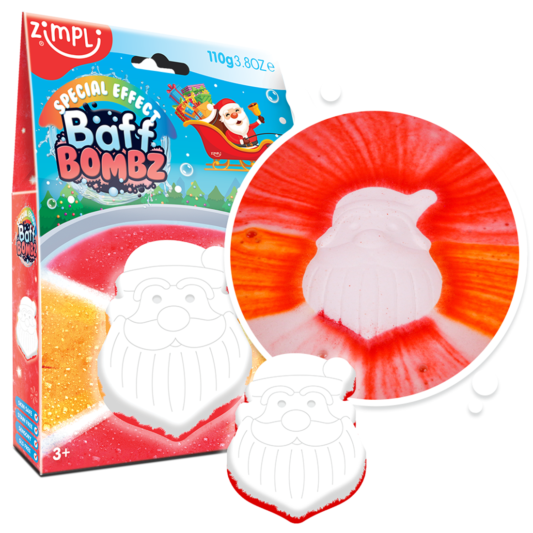 Santa Special Effects Baff Bombz – Zimpli Kids